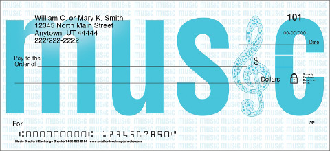 Music Personal Checks - PChecks.com