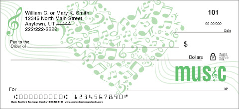 Music Personal Checks - PChecks.com
