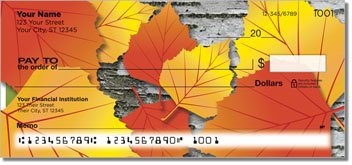 Leaf Collection Personal Checks - PChecks.com