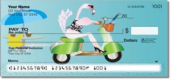 Fun Flamingo Personal Checks - PChecks.com
