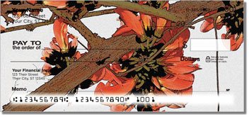 Rustic Flower Personal Checks - PChecks.com