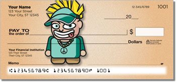 Cartoon Kid Personal Checks - PChecks.com