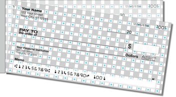 Simple Square Side Tear Personal Checks - PChecks.com