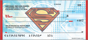 Superman Personal Checks - PChecks.com